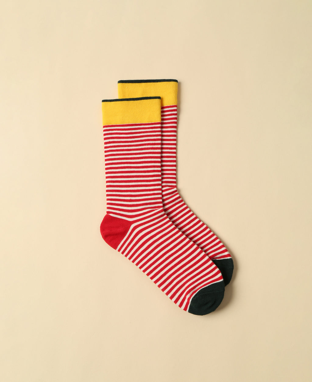 Women's Striped Red Cotton Sock – Somatchi